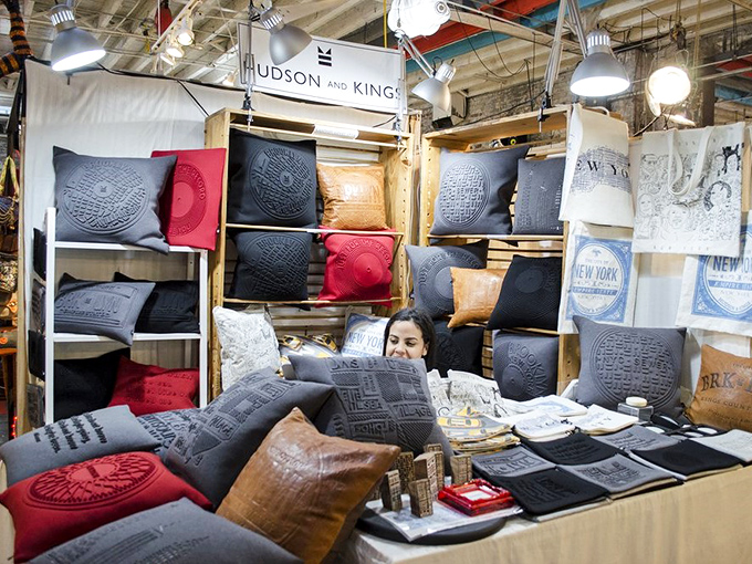 Hudson and King's pillow fortress could make even the most minimalist New Yorker suddenly need decorative cushions. Resistance is futile.