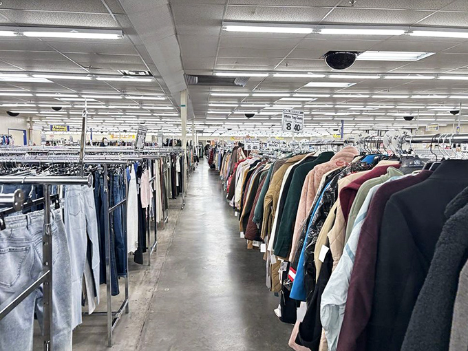The thrill of the hunt distilled into one perfect aisle&mdash;where each carefully organized rack represents another opportunity for fashion victory.