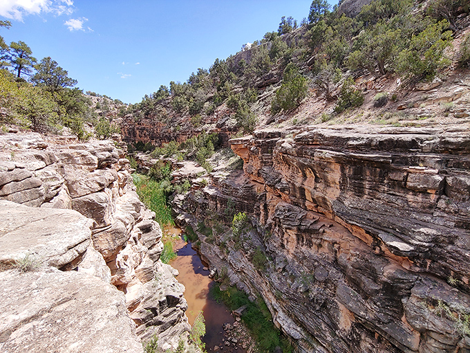 Nature's architecture department showing off again, sculpting rock formations and waterways that predate Instagram by a few million years.