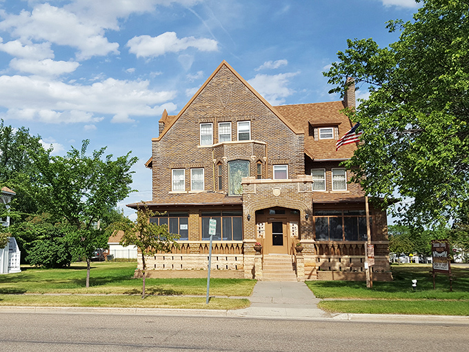 The Stutsman County Memorial Museum&mdash;where Victorian architecture meets prairie sensibility in a brick-and-mortar time machine.