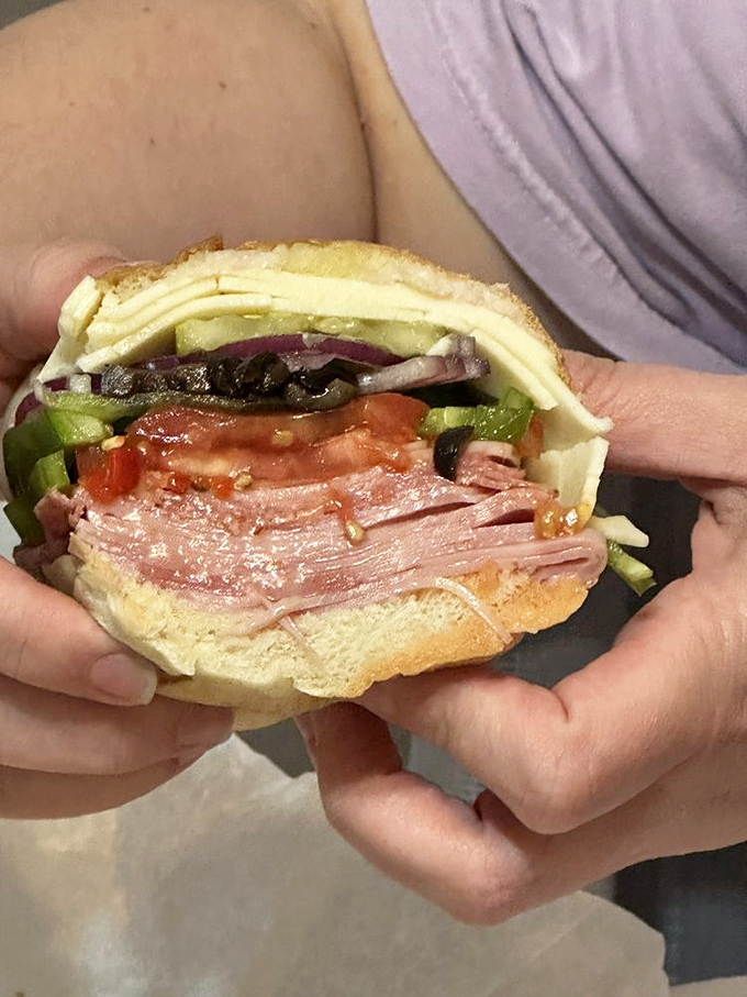 This isn't just a sandwich&mdash;it's architecture. Layer upon layer of quality ingredients creating the skyscraper of lunch options.