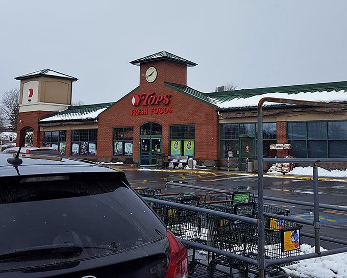 Even grocery shopping feels quaint at the TOPS market. No fluorescent big-box store vibes here&mdash;just small-town charm with your produce.