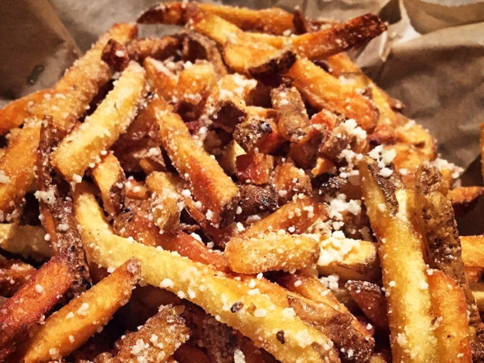 Truffle fries that could make a French chef weep with joy&mdash;crispy, golden, and dusted with parmesan that melts into each perfect bite.