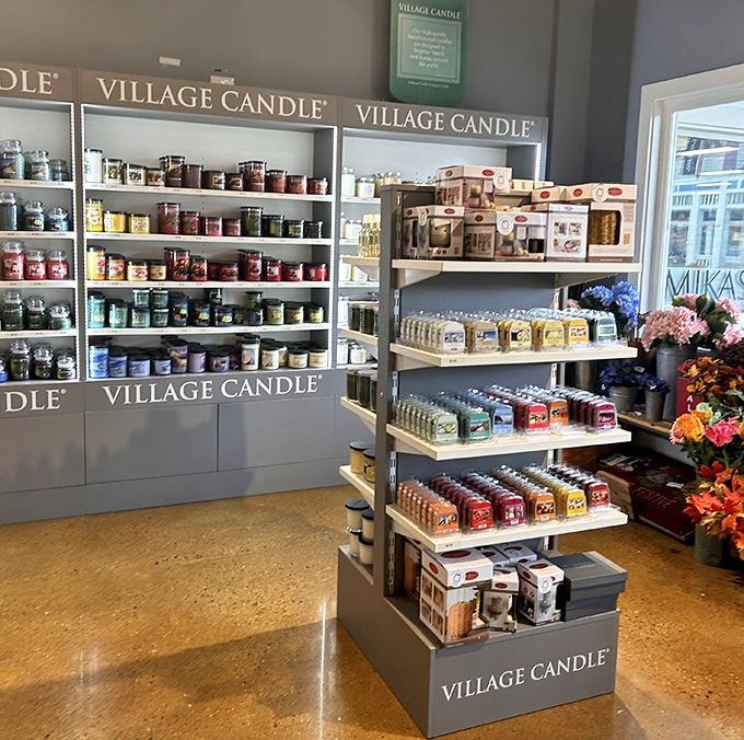 Village Candle's aromatic wonderland lets you bring home scents like "Autumn in Vermont" without the actual leaf-raking commitment.