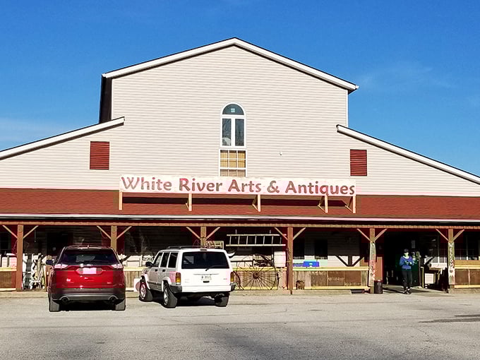 White River Arts & Antiques is where yesterday's treasures await tomorrow's stories. Antiquing here costs less than therapy but delivers similar satisfaction.