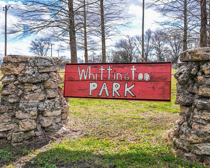 Whittington Park offers a peaceful retreat where retirees can enjoy nature without the expense of national park entrance fees or crowded tourist trails.