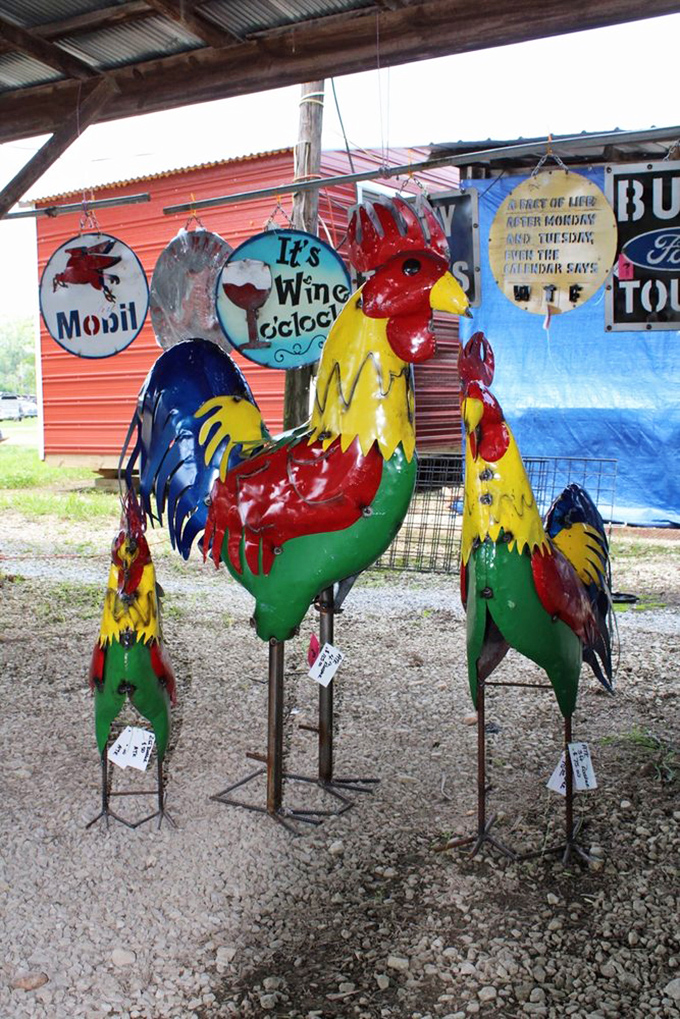 These metal roosters aren't just yard art&mdash;they're conversation starters that announce to your neighbors you've got both style and humor.