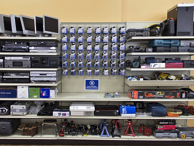 The electronics graveyard, where yesterday's must-have gadgets await resurrection by tinkerers and budget-conscious tech enthusiasts.