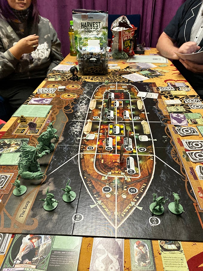 Game night gets deliciously dark with tabletop adventures that transport players from Las Vegas to haunted ships and mystical realms.
