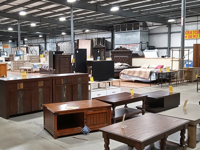 The furniture section transforms ordinary shopping into an adventure &ndash; where else can you furnish an entire living room for what you'd pay for a single piece elsewhere?