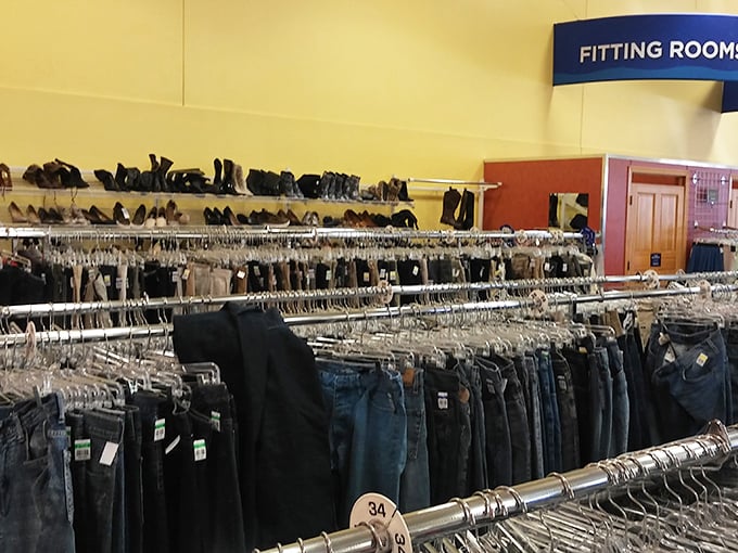 The denim section: where jeans go for their second chance at greatness. Finding your perfect pair feels like winning the lottery without buying a ticket.