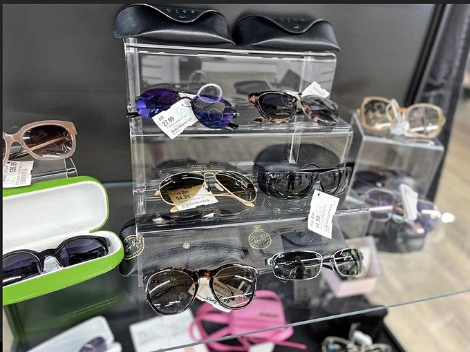 Shady business you can feel good about. Designer sunglasses at prices that won't leave you seeing red through those fashionable rose-colored lenses.