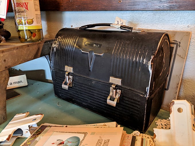 This isn't just a vintage lunch pail &ndash; it's a time capsule that once carried someone's ham sandwich and thermos of coffee to work decades ago.