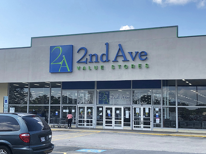 2nd Ave's modern storefront belies the vintage treasures within—like finding a speakeasy behind a phone booth.