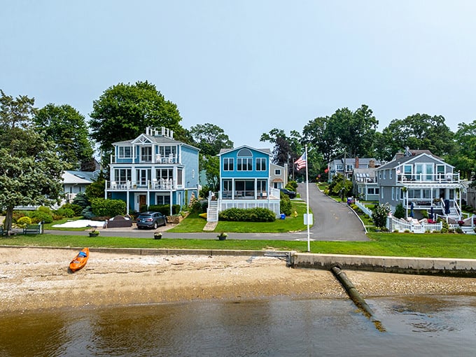 Waterfront homes in Branford line the shore like a postcard come to life, where every window frames a million-dollar view.