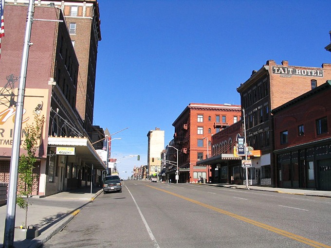 The iconic Tait Hotel stands among Butte's treasure trove of affordable historic buildings, where mining heritage meets modern living.
