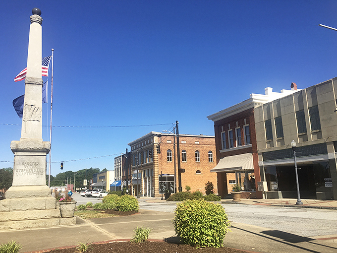 Clinton's historic theater marquee reminds us of simpler times when downtown was the heart of entertainment and community gatherings.
