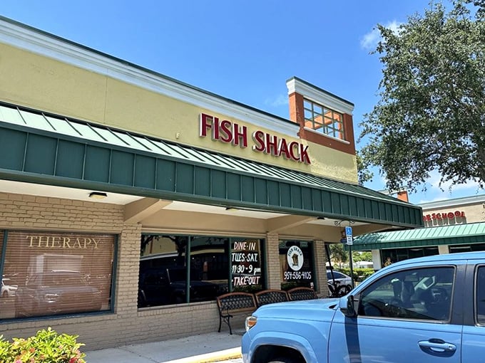 Fish Shack's modest storefront is the Clark Kent of seafood joints&mdash;unassuming until you taste its superhero-worthy fish tacos.