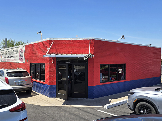 Frank's bold red exterior is like a matador's cape, drawing in sandwich aficionados from across the valley.