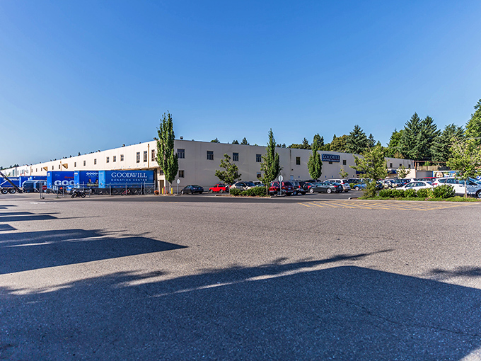 This massive Goodwill could swallow smaller thrift stores whole. Come for the bargains, stay for the sheer square footage of possibilities.