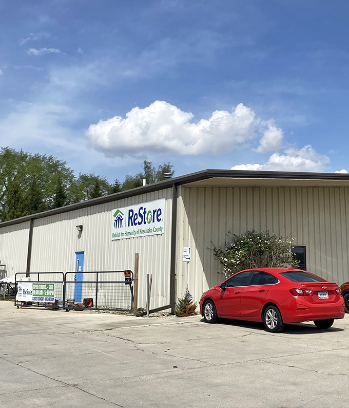 The Warsaw ReStore's unassuming exterior hides a treasure trove of furniture finds that would make any bargain hunter's heart skip a beat.