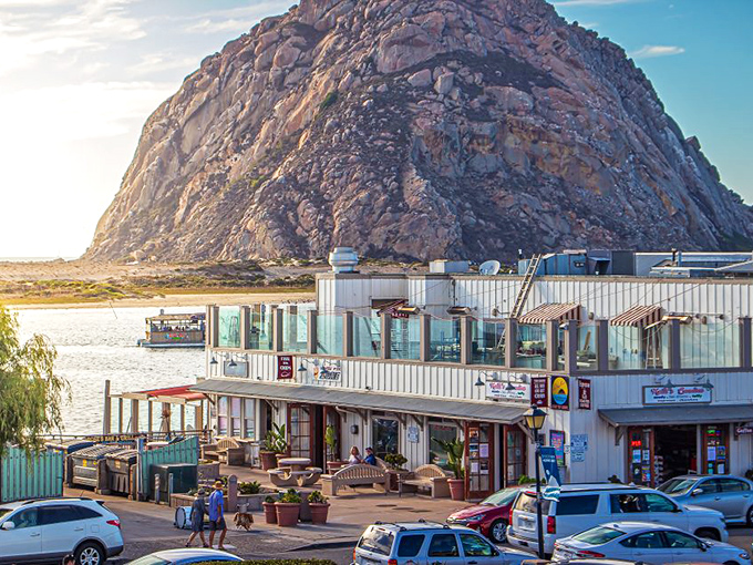 Morro Rock rises from the bay like California's own Gibraltar, commanding respect from every angle you view it.