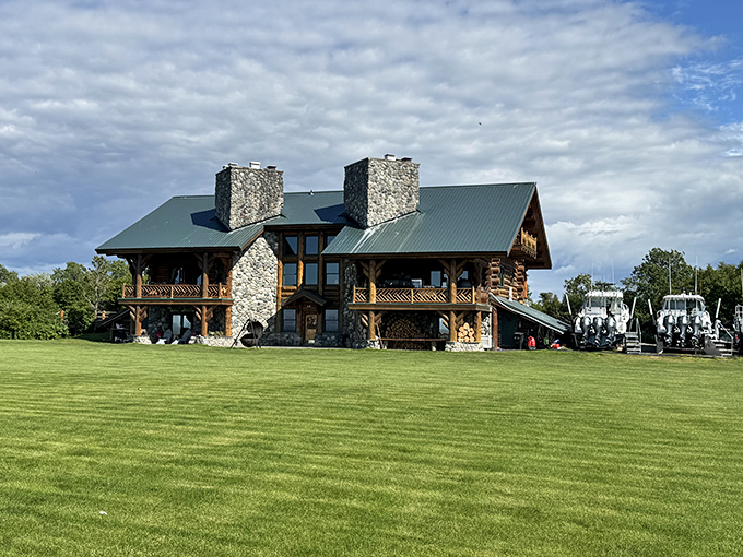 Ninilchik's Deep Creek Fishing Club looks like what happens when a luxury cabin and a hunting lodge have a very attractive baby.