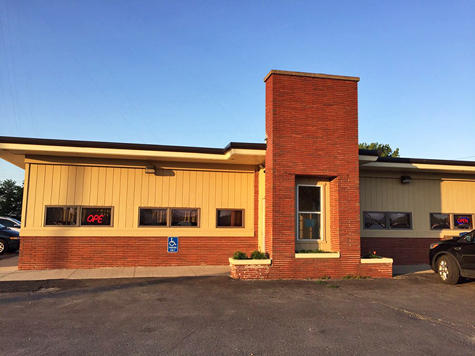 O J's Diner's unassuming exterior hides breakfast treasures within &ndash; like finding a Cadillac parked inside a modest garage.