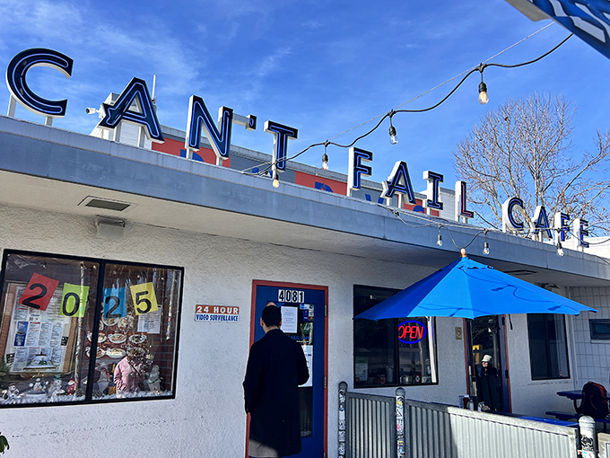 With a name that promises success and a sign that screams "come hungry," this Emeryville gem is where diet plans go to die gloriously.