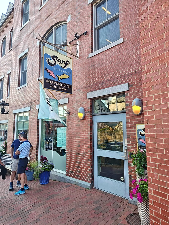 Surf's understated brick exterior in downtown Portsmouth hides seafood treasures that rival any beachside shack.