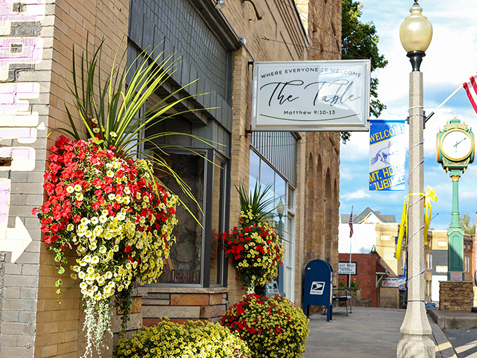 The Table's flower-adorned entrance looks more like a boutique than a BBQ joint&mdash;until those smoky aromas hit you.