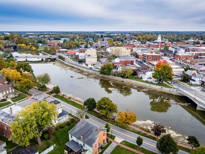 The bridge spanning Tiffin's river connects more than just banks&mdash;it links the town's past to its present.