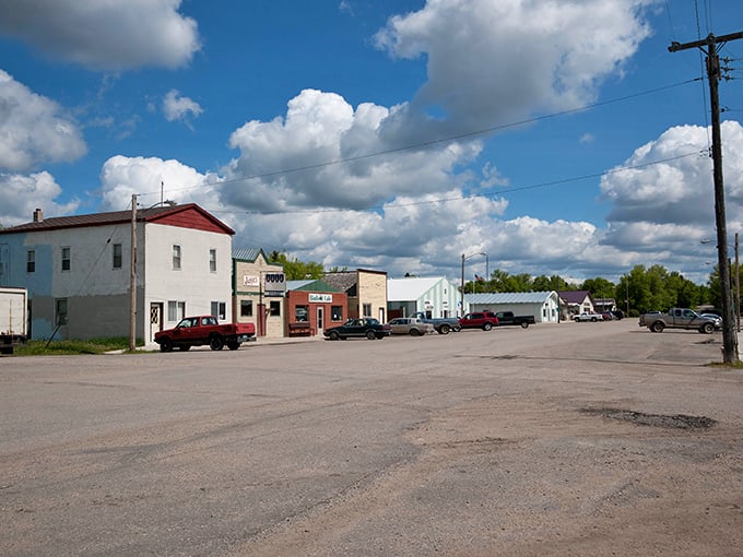 Cloudy skies and quiet streets in Binford &ndash; where traffic jams and housing bubbles are equally rare phenomena.