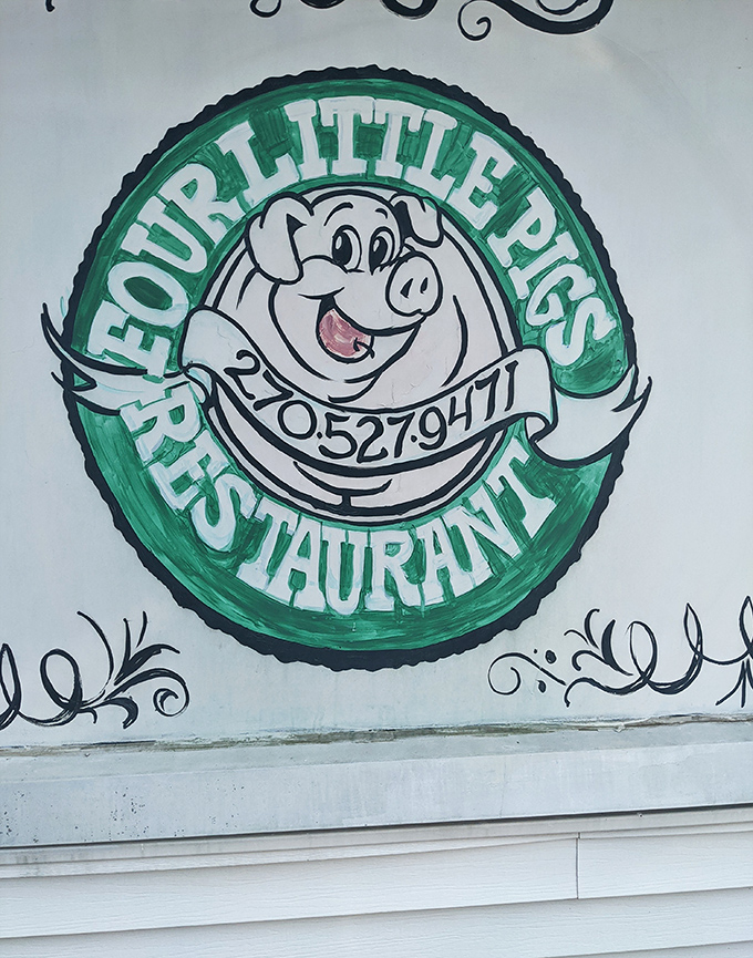 That smiling pig mascot knows something we don't&mdash;probably the secret to their mouthwatering pulled pork.