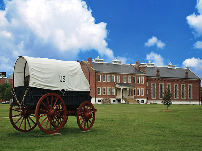 Step back in time at Fort Smith National Historic Site, where frontier history comes alive through authentic displays.
