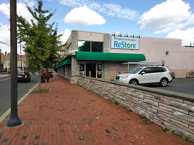 Behind that classic storefront lies a furniture paradise where budgets stretch like taffy.