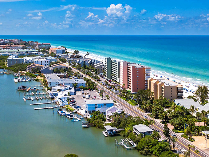 Two miles of barrier island magic where the Gulf meets the Intracoastal in perfect harmony.