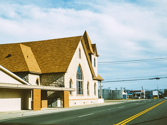 This charming stone church in Killeen stands as a testament to community values. Your retirement savings will find spiritual peace here too!
