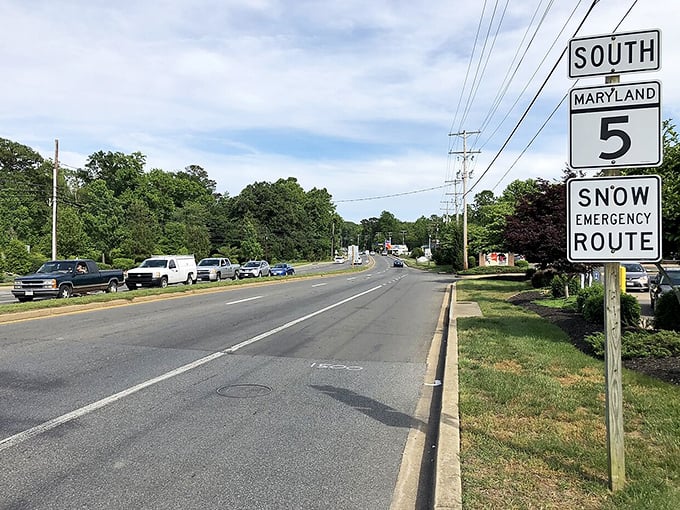 The road to Snow Hill, where affordable living meets rural charm along Maryland's scenic Route 5.