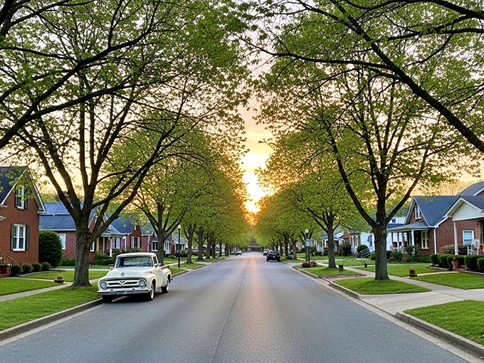 Tree-lined streets and well-kept homes define New Tazewell's peaceful neighborhoods. Where porch sitting qualifies as a legitimate daily activity.