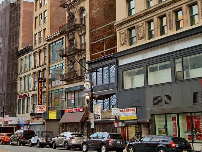 Downtown Newark's mix of historic architecture and street-level businesses creates a vibrant atmosphere for everyday living.