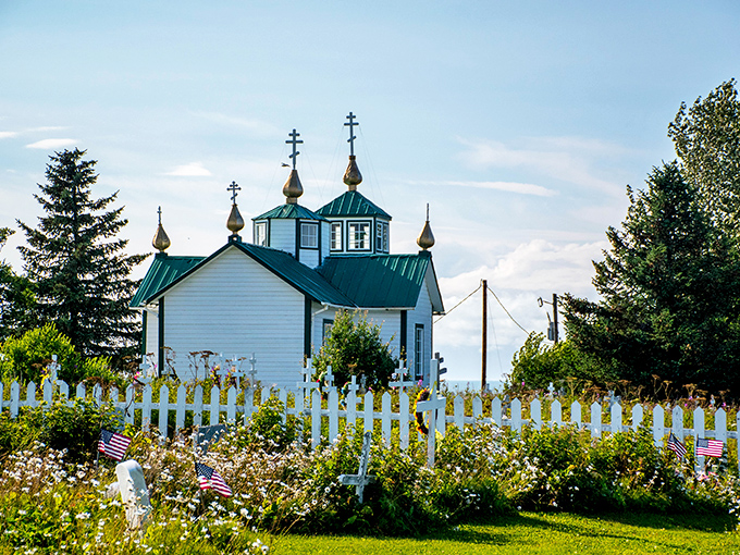 The Holy Transfiguration of Our Lord Chapel in Ninilchik &ndash; where faith and fishing have sustained generations of Alaskans.