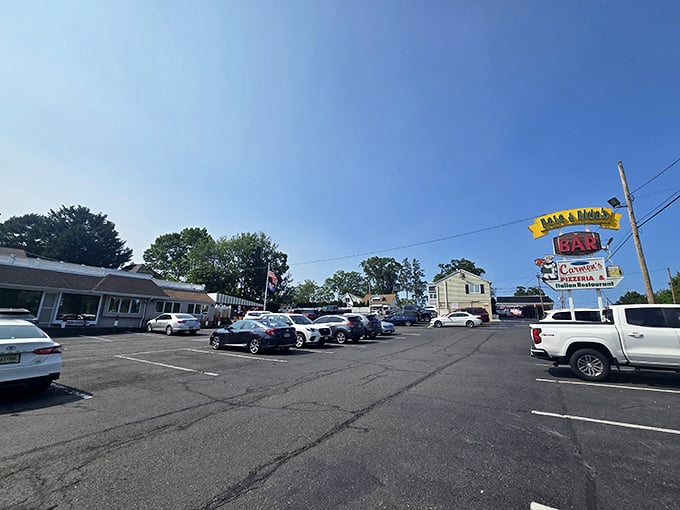 Pete & Elda's sprawling parking lot tells you everything&mdash;people drive from counties away for this pizza. Worth every mile of the journey.