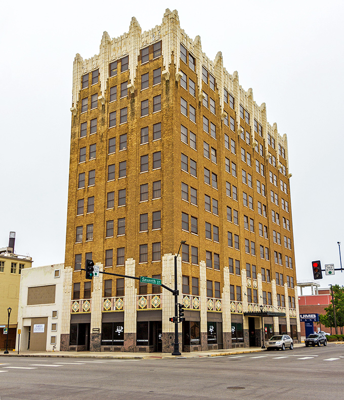 Central Kansas charm radiates from Salina's historic buildings, where small-city living costs meet big-city conveniences.
