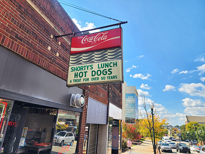 Don't let the "Lunch" in the name fool you &ndash; Shorty's serves up their legendary dogs from morning till night.