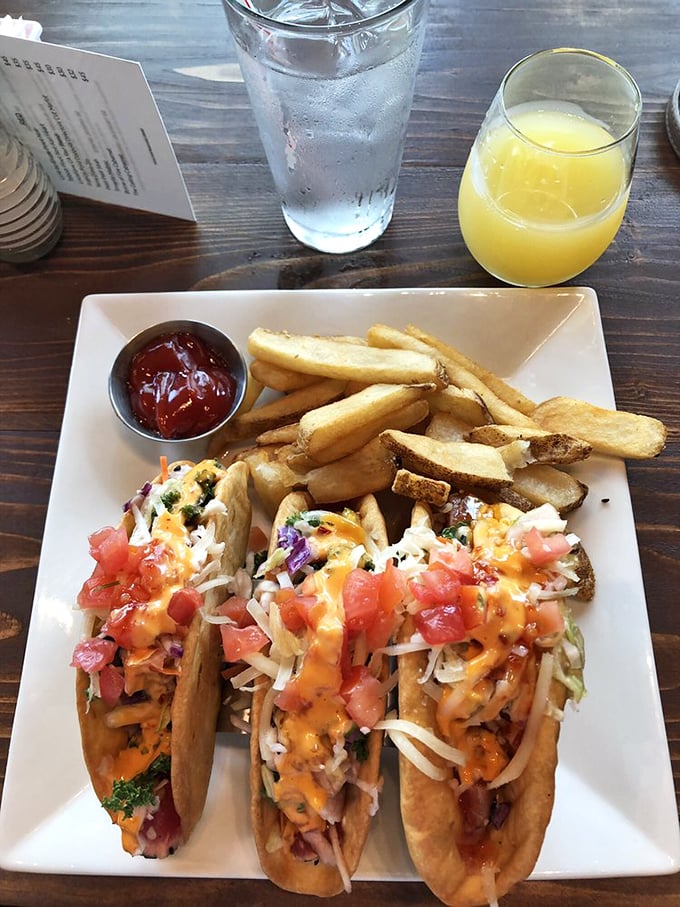 These ahi tuna tacos aren't just a meal; they're a coastal vacation for your taste buds in landlocked Missouri.