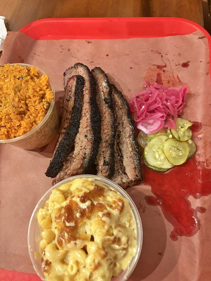 This brisket has the kind of bark that doesn't just speak&mdash;it sings a smoky serenade that would make Texas tip its collective hat.