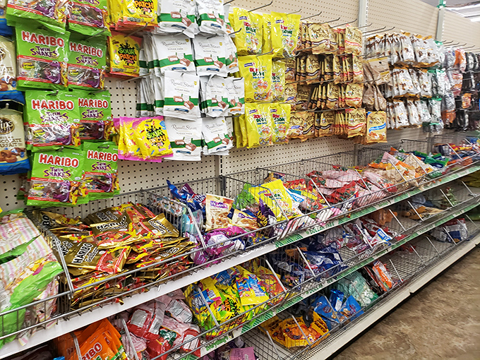 A candy lover's dream where Haribo meets bargain hunting. It's like Willy Wonka opened a discount outlet, and everyone gets a golden ticket.