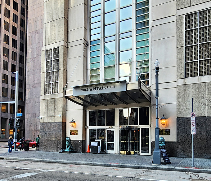 The Capital Grille represents Pittsburgh's sophisticated dining scene, where you can enjoy upscale experiences without the upscale coastal prices.