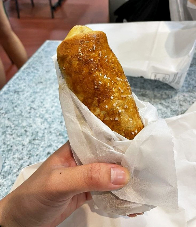 The cheesesteak pretzel roll&mdash;Philadelphia's two greatest hits combined into one handheld masterpiece of local genius.